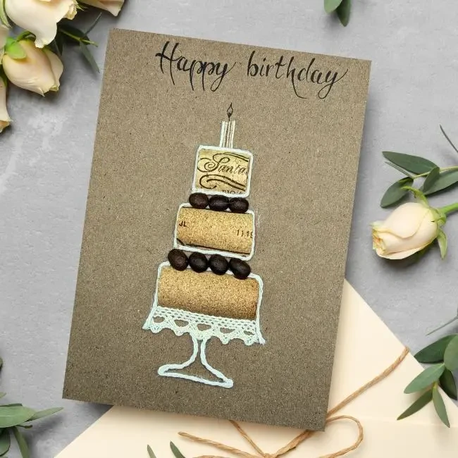 Beautiful and Unique Birthday Card - Cake Your Day!